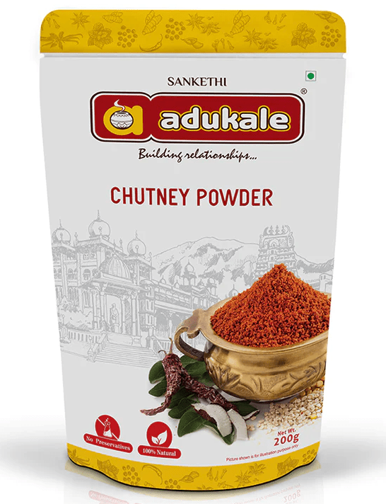Adukale Chutney Powder Plain – Freshmills
