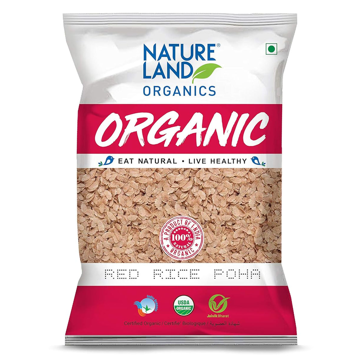 Organic Red Rice Poha – Freshmills